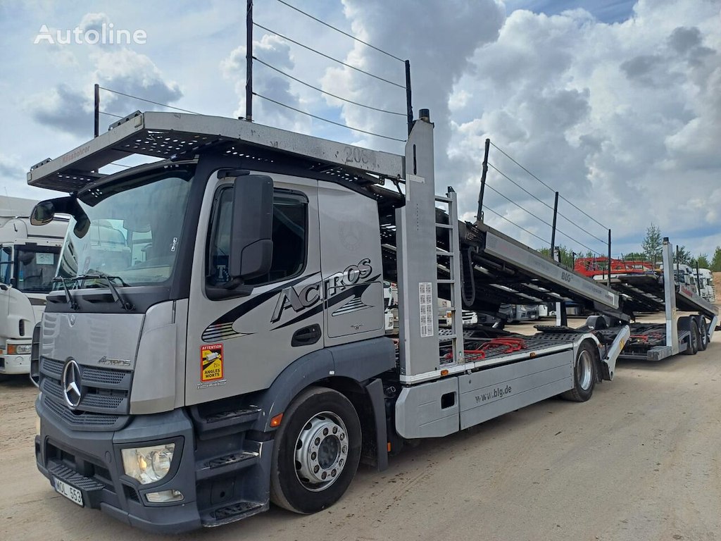 Mercedes-Benz Actros autotransporter + prikolica autotransportera