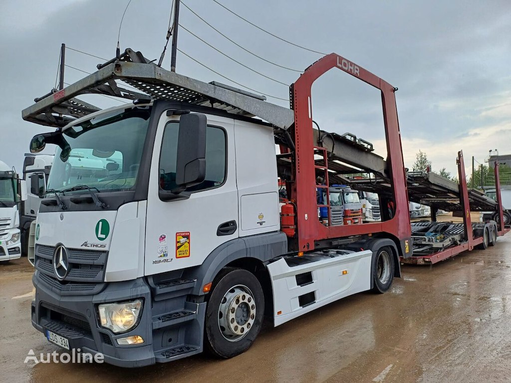 Mercedes-Benz Actros autotransporter + prikolica autotransportera