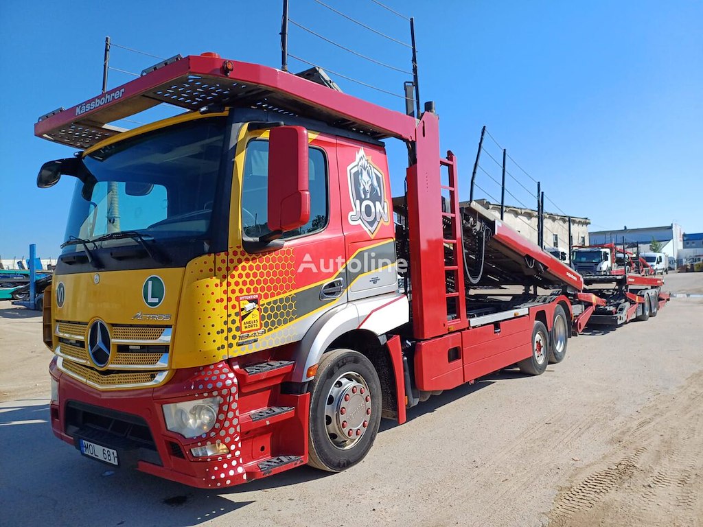 Mercedes-Benz Kassbohrer autotransporter + prikolica autotransportera