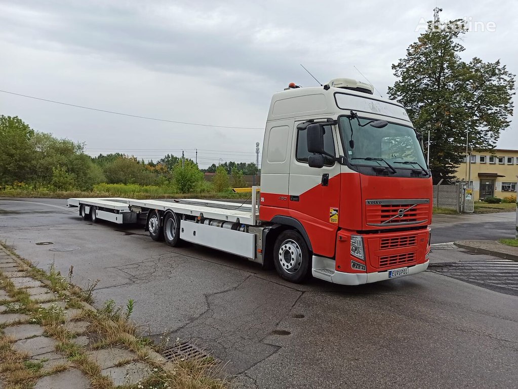 Volvo FH13 460 kamion platforma + prikolica platforma