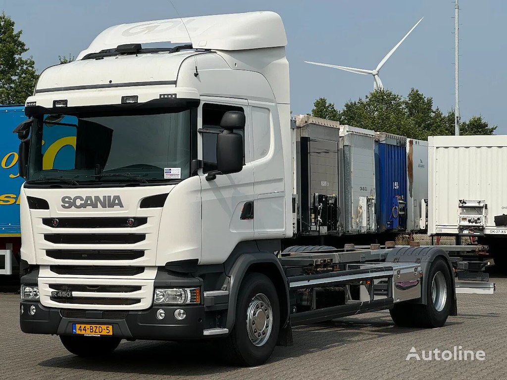 Scania R450 4x2 BDF Retarder Euro 6 WB 5.5mtr vozilo za prevoz kontejnera