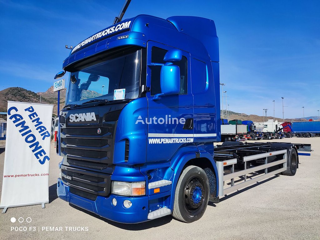 Scania R 400 vozilo za prevoz kontejnera