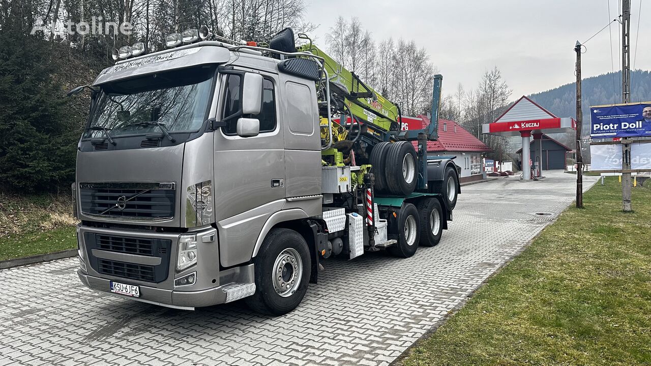 Volvo FH 13 500 kamion za prevoz drva + šumarska prikolica