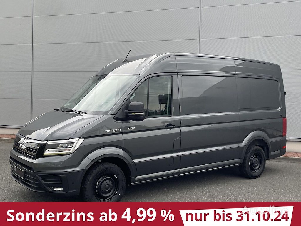 MAN TGE 3.180 L3H3 Kasten 4x4 ACC DIF LED STANDH AHK minibus furgon