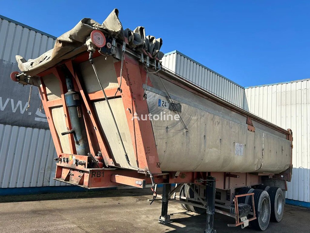 Fruehauf 2 Axle Steel Tipper , 8 Tyres, Spring Suspension , Drum Brakes poluprikolica kipera