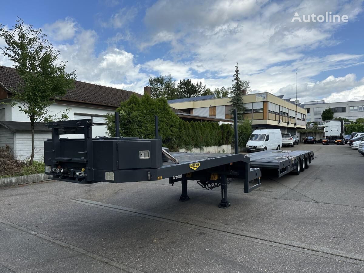 Broshuis 3 x lenkb. Achsen Tele Semi TL Luft 4.5 m ausziehb poluprikolica sa niskom platformom