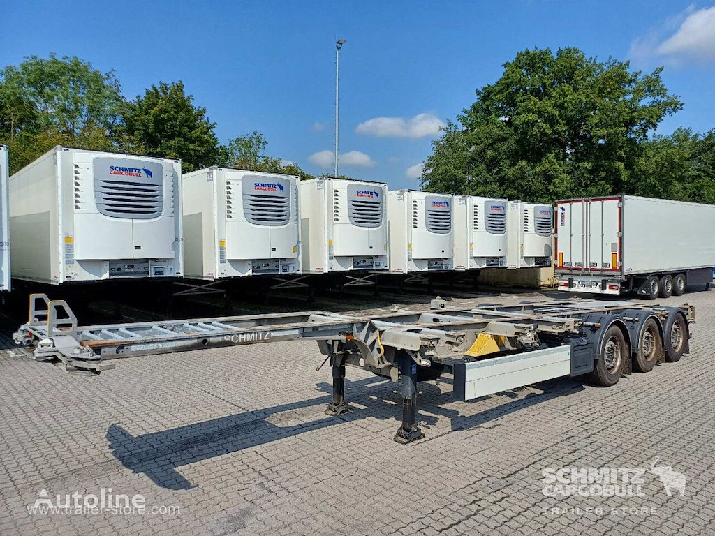 Schmitz Auflieger Containerfahrgestell Slider poluprikolica za prevoz kontejnera