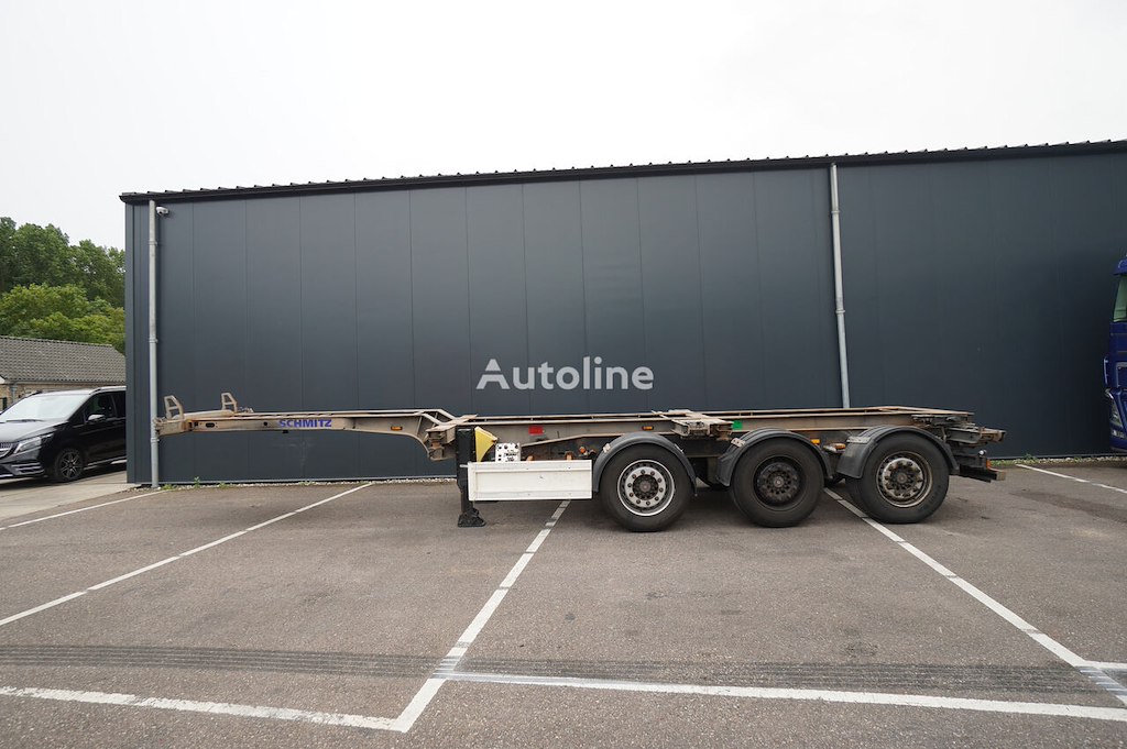 Schmitz Cargobull 3 AXLE CONTAINER TRANSPORT TRAILER EXTENDABLE 45 FT poluprikolica za prevoz kontejnera