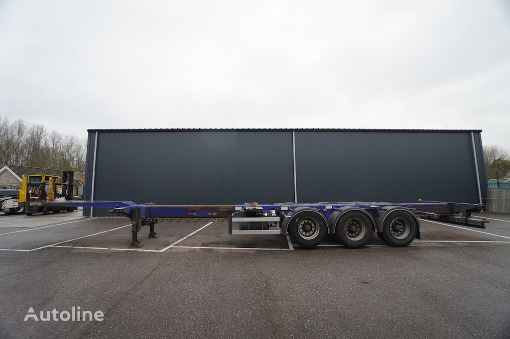 D-Tec 3 AXLE CONTAINER TRANSPORT TRAILER poluprikolica za prevoz kontejnera