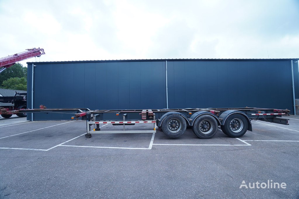 Burg 3 AXLE CONTAINER TRANSPORT TRAILER poluprikolica za prevoz kontejnera