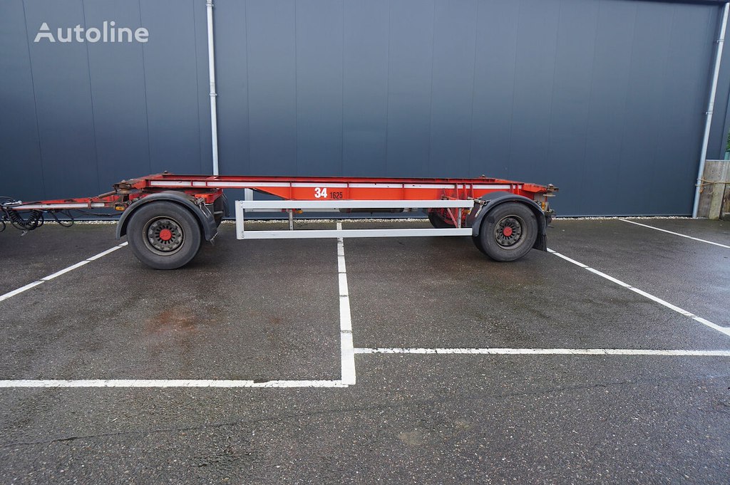 GS Meppel 2 AXLE 20FT CONTAINER TRANSPORT TRAILER prikolica za kontejnere