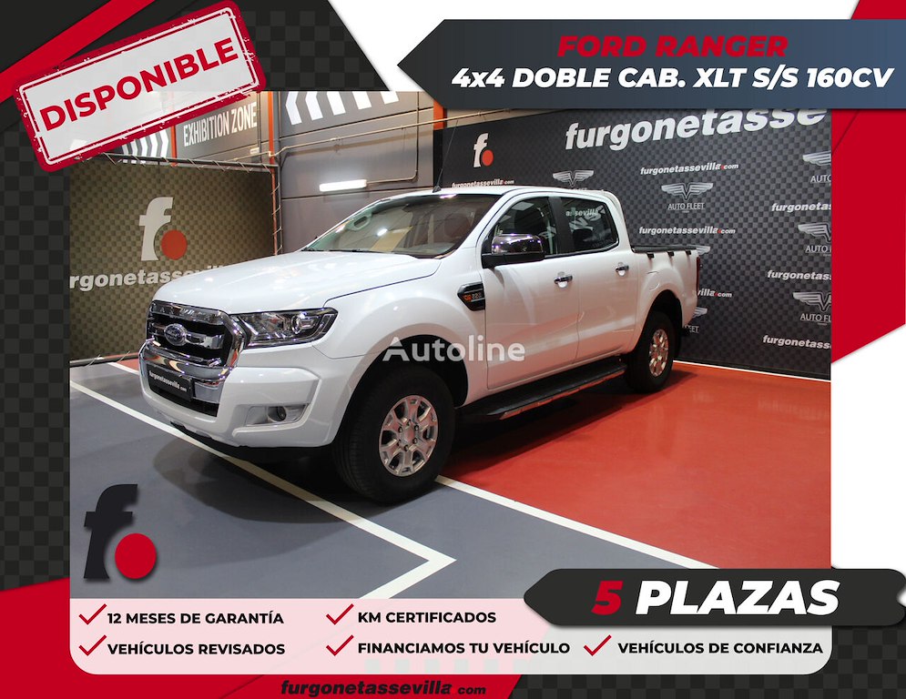 Ford Ranger 4x4 Doble Cab. XLT S/S 160CV pikap