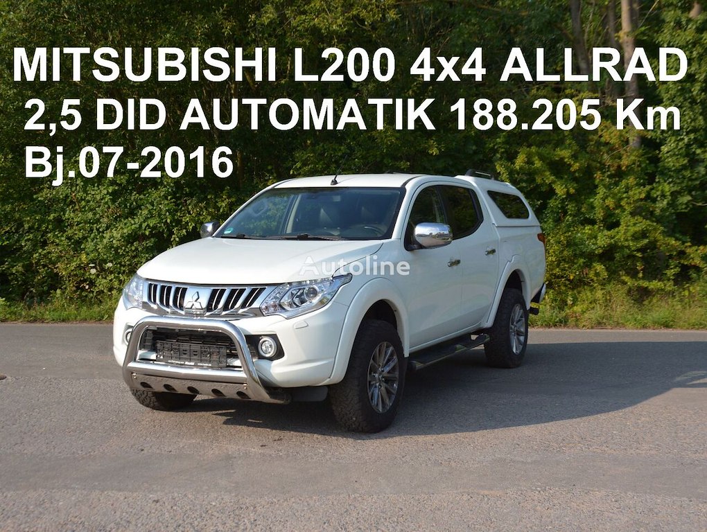 Mitsubishi L200 2,5 D-ID 4WD 4x4 ALLRAD DOPPELKABINE CAMERA pikap