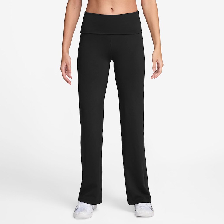 Nike W NK DF ONE HR FLDOVR PANT, ženski donji deo trenerke, crna