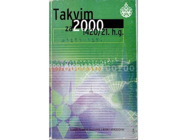 TAKVIM ZA 2000. (1420-1421. g. po Hidžri)