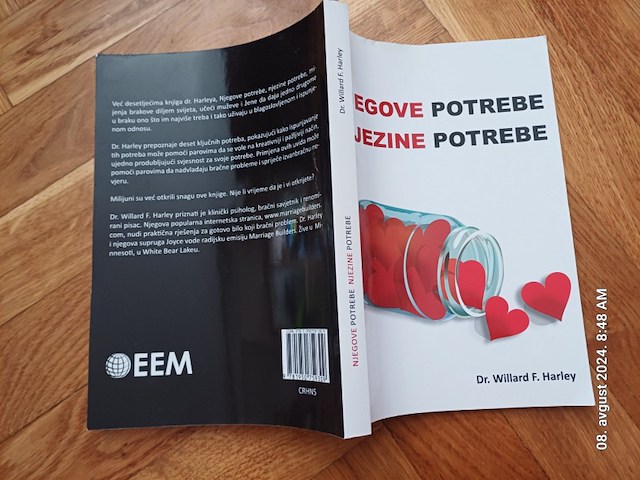 DR. WILLARD F. HARLEY, NJEGOVE POTREBE, NJEZINE POTREBE