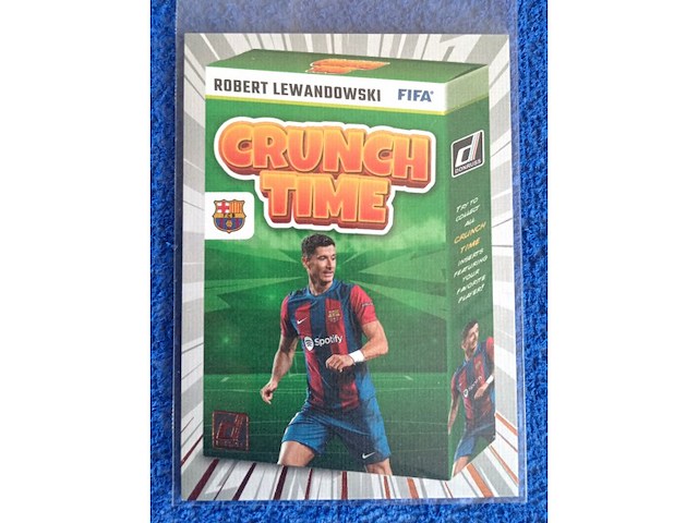 2023/24 Donruss Soccer Lewandowski Crunch Time