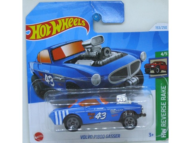 hot wheels volvo P1800 gasser