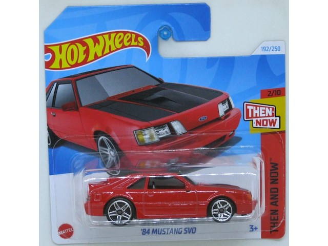 hot wheels ford mustang `84 SVO