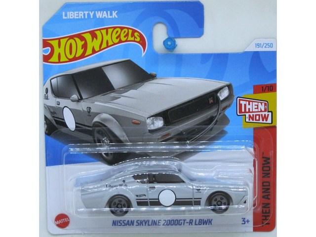 hot wheels nissan skyline 2000 GT-R LBWK