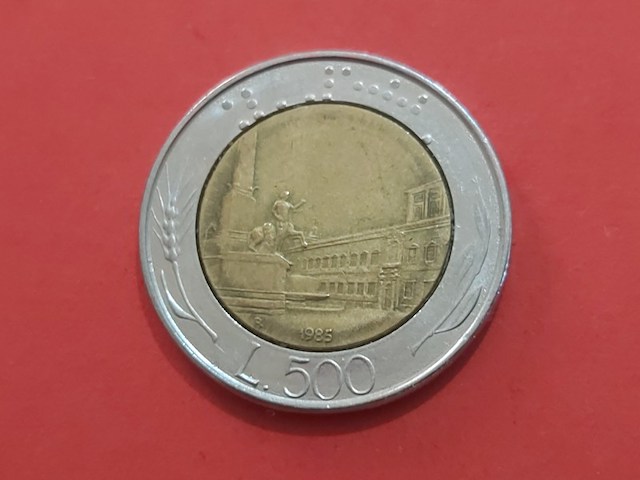 Italija  - 500 lira 1985 god