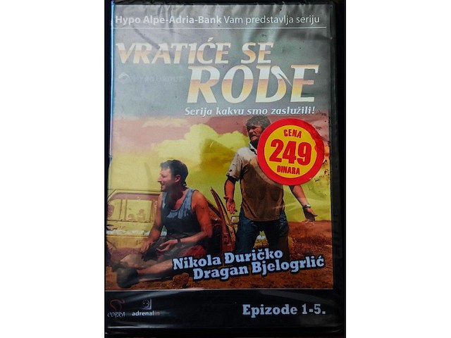 Vratice se Rode-Nikola Djuricko Epizoda 1-5 DVD