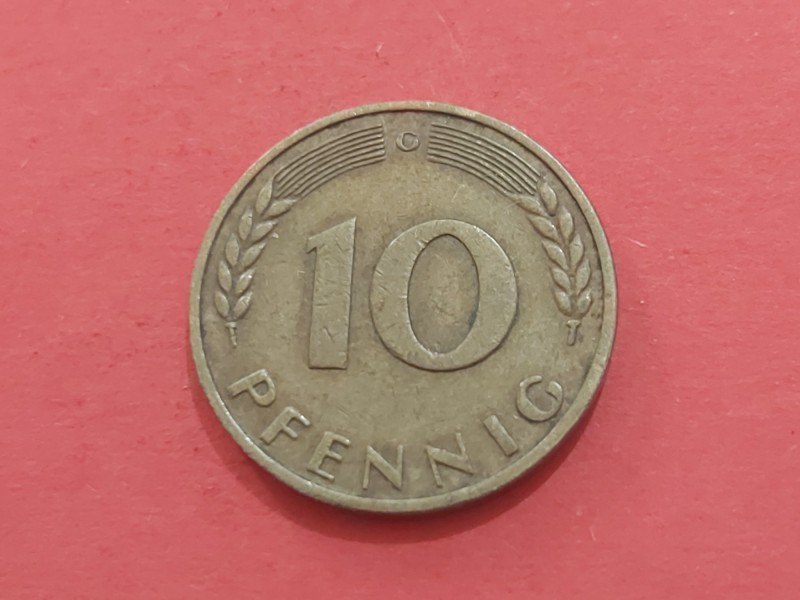 Nemačka - 10 pfennig 1969 god G