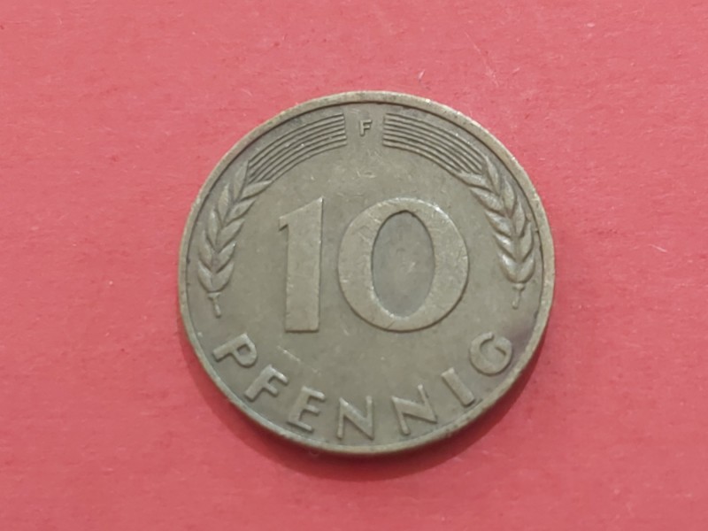 Nemačka - 10 pfennig 1970 god F