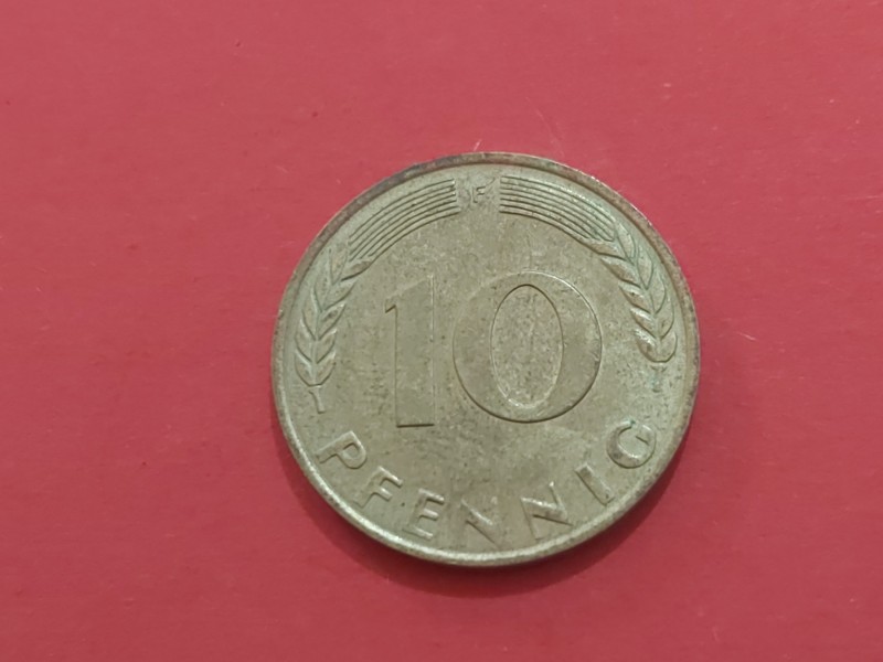 Nemačka - 10 pfennig 1972 god F