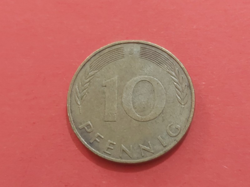 Nemačka - 10 pfennig 1972 god J