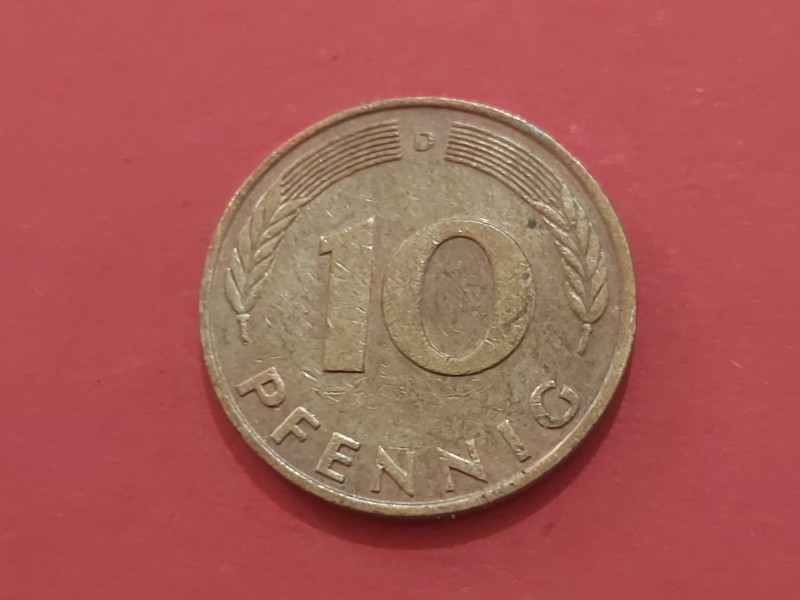 Nemačka - 10 pfennig 1976 god D