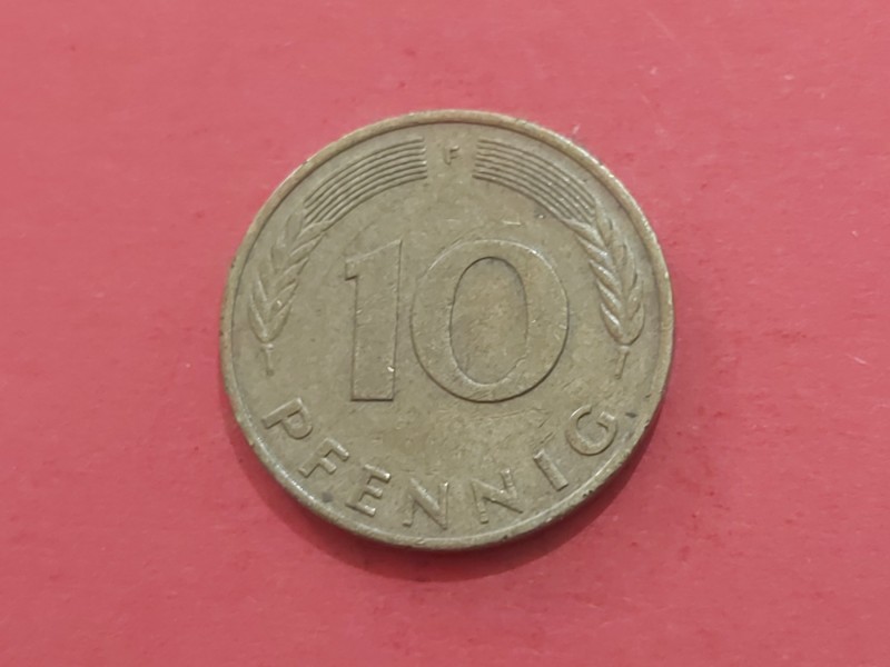 Nemačka - 10 pfennig 1976 god F