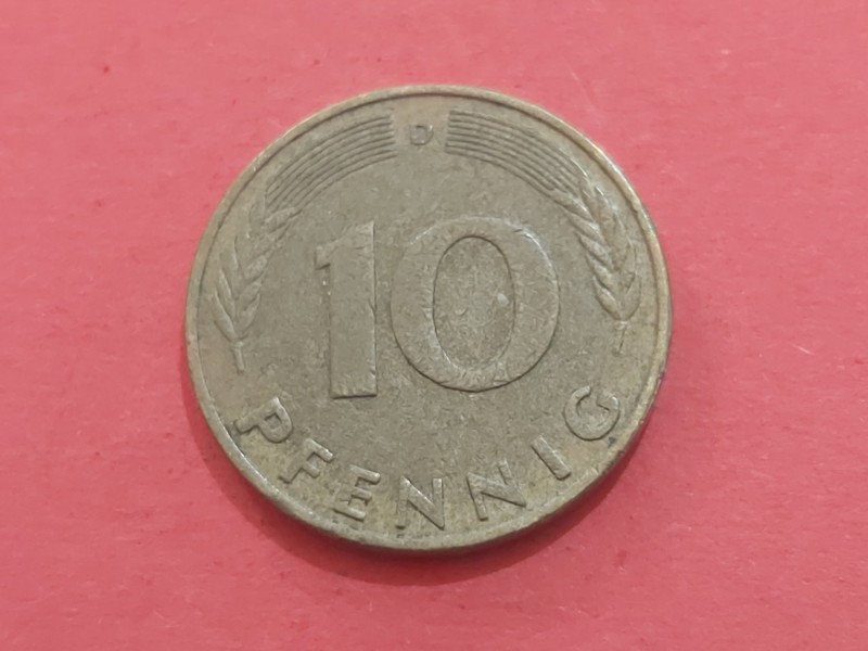 Nemačka - 10 pfennig 1978 god D