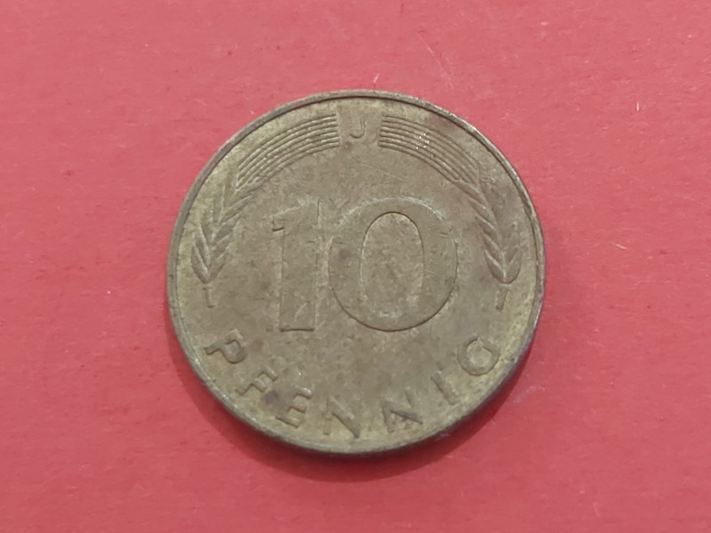 Nemačka - 10 pfennig 1978 god J