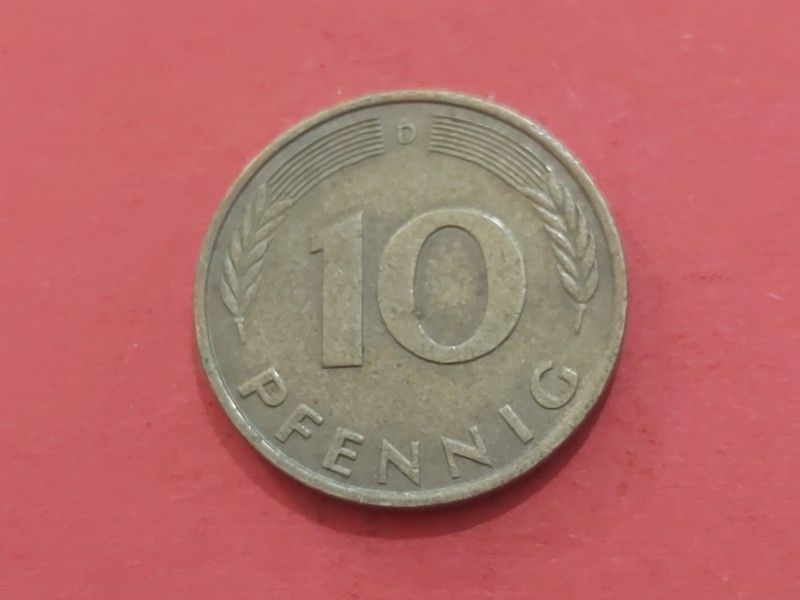 Nemačka - 10 pfennig 1979 god D