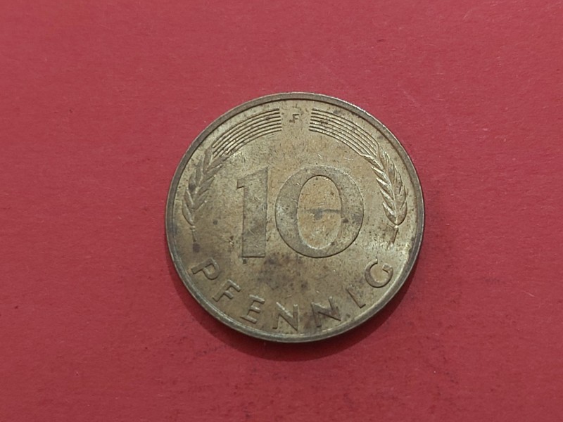 Nemačka - 10 pfennig 1981 god F