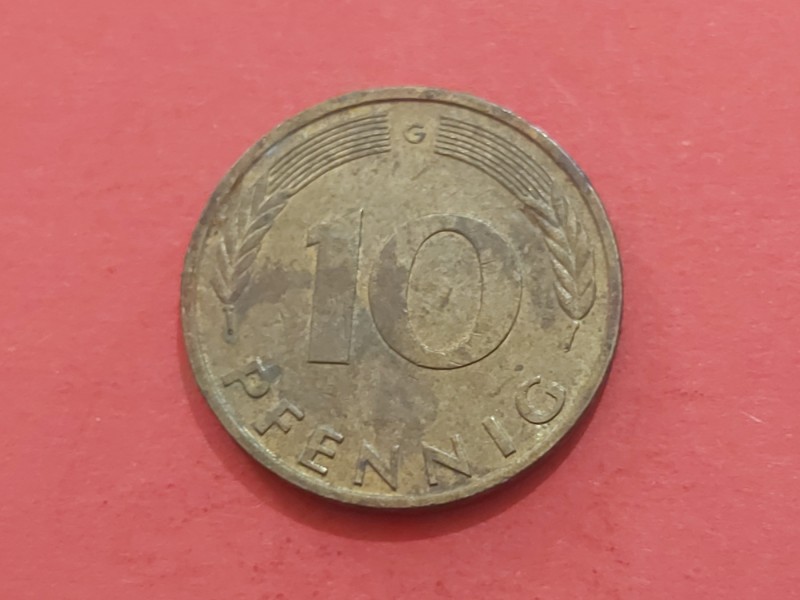 Nemačka - 10 pfennig 1981 god G