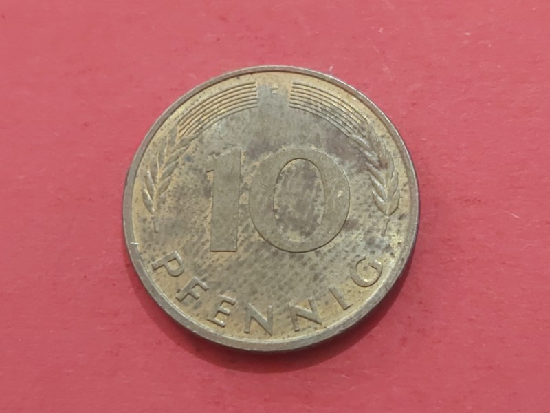 Nemačka - 10 pfennig 1982 god F