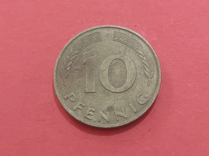 Nemačka - 10 pfennig 1984 god F