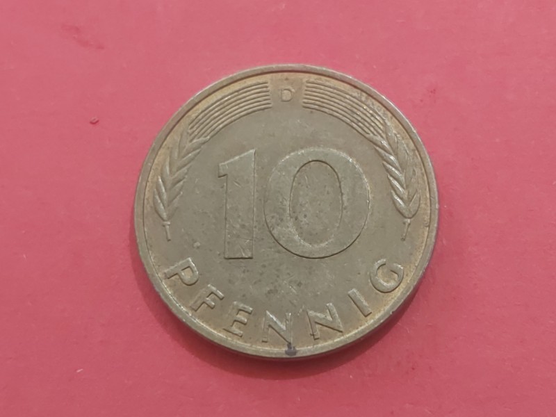 Nemačka - 10 pfennig 1985 god D