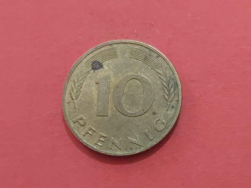 Nemačka - 10 pfennig 1985 god F