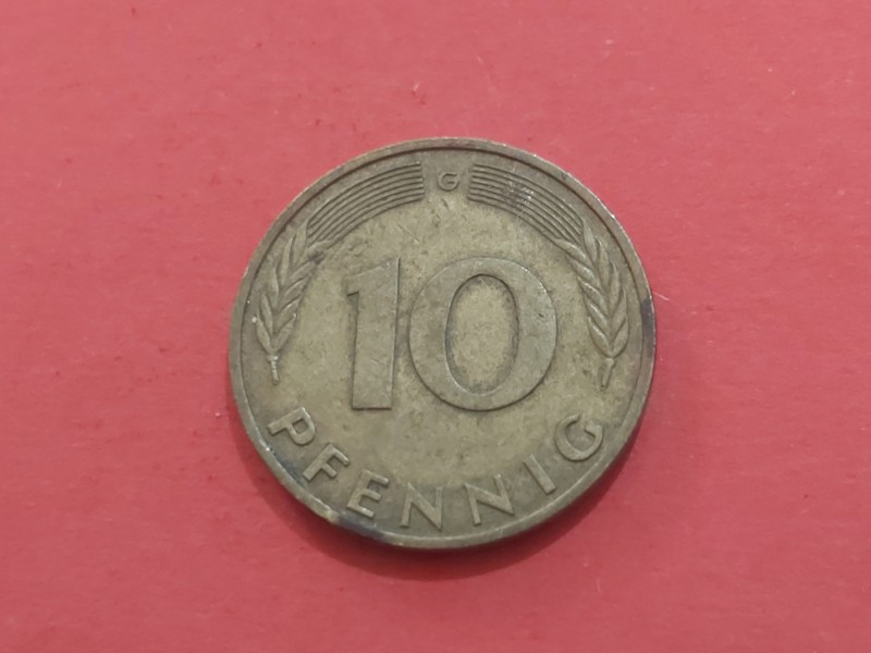 Nemačka - 10 pfennig 1985 god G