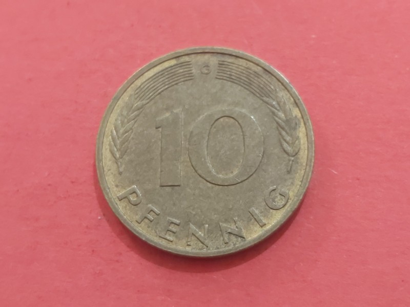 Nemačka - 10 pfennig 1988 god G