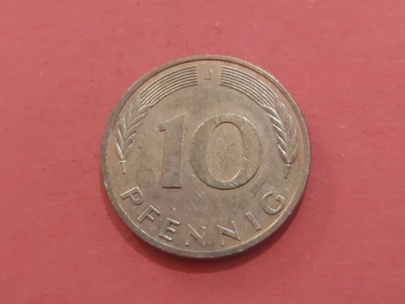 Nemačka - 10 pfennig 1988 god J