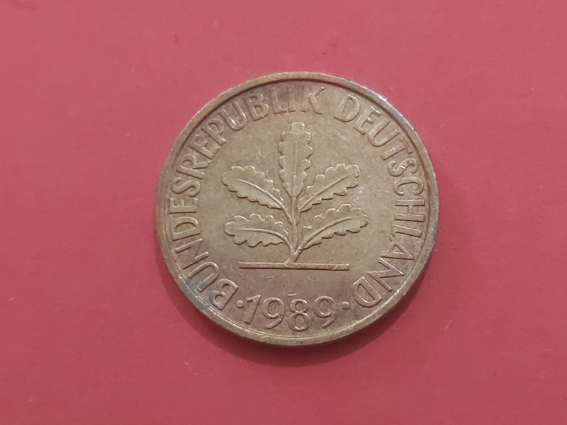 Nemačka - 10 pfennig 1989 god F