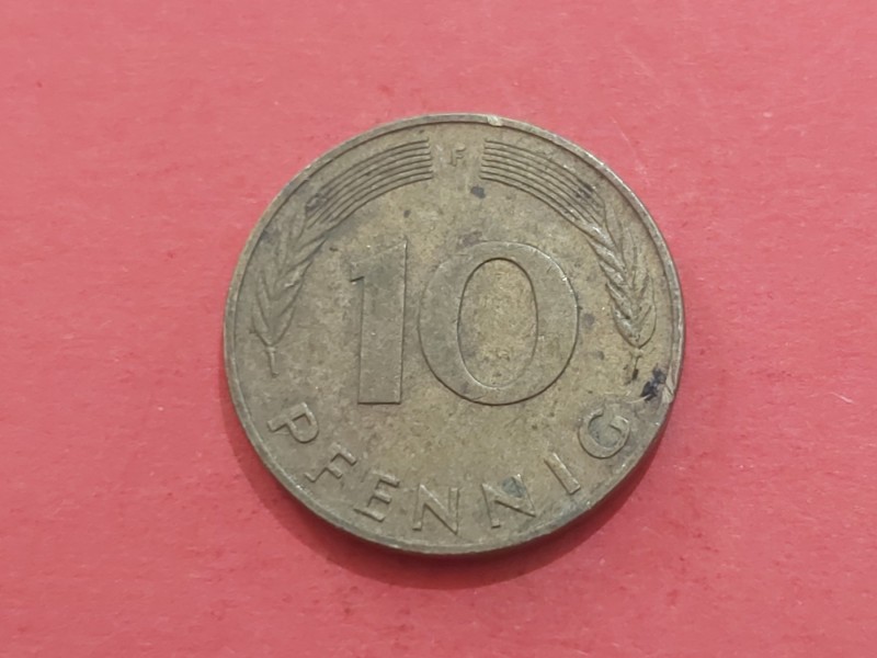 Nemačka - 10 pfennig 1992 god F