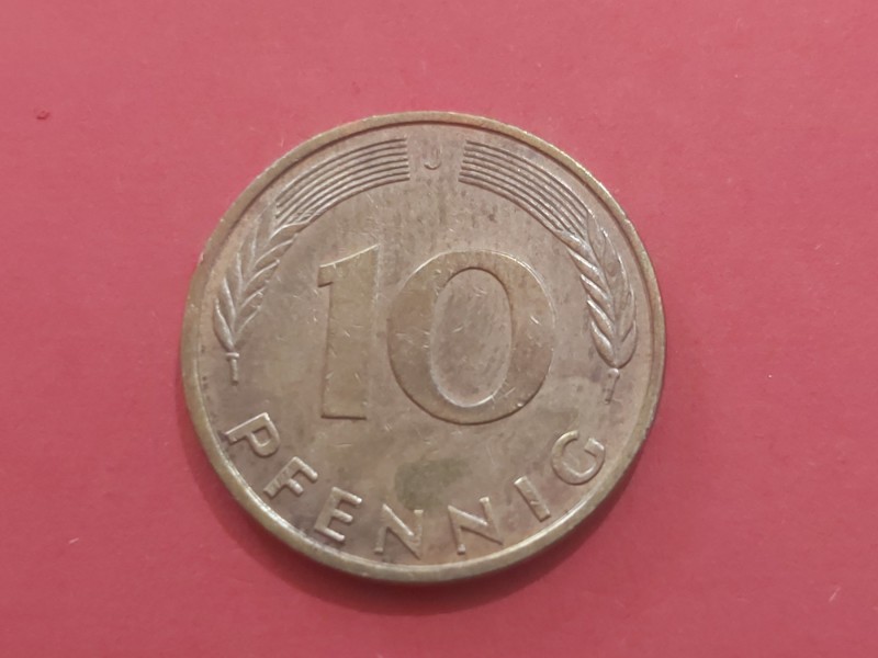 Nemačka - 10 pfennig 1993 god J