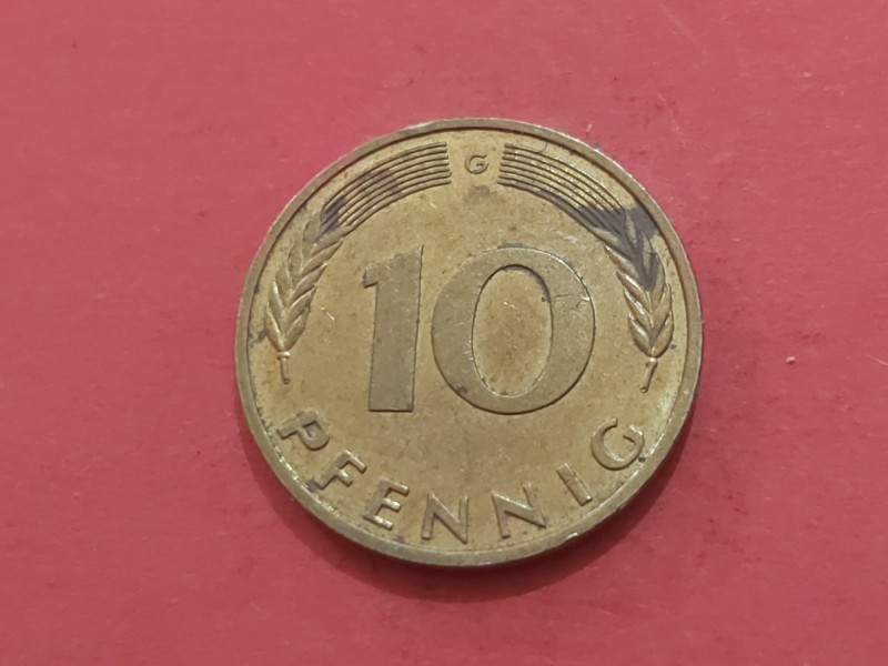 Nemačka - 10 pfennig 1995 god G