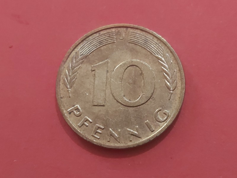 Nemačka - 10 pfennig 1996 god J