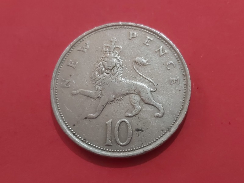 Britanija - 10 pence 1973 god